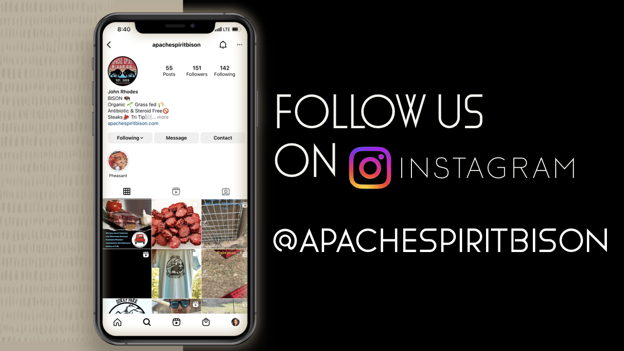 Buy Meat Online | Apache Spirit Bison Company